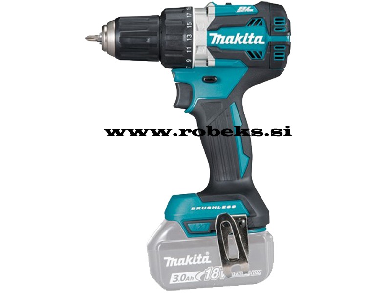 Akumulatorski vrtalnik-vijačnik Makita DDF484Z, 18V